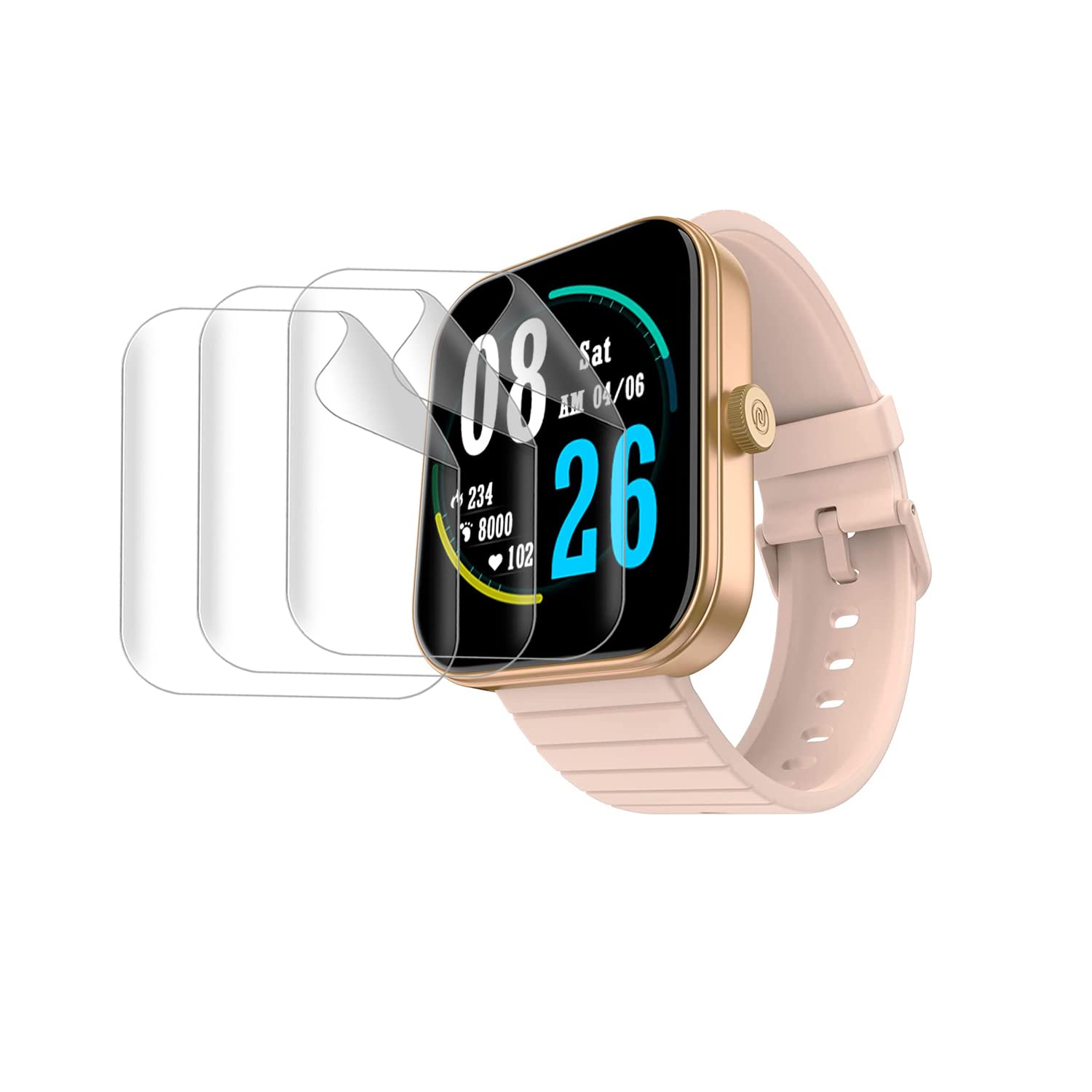 DAMDAM SmartWatch Noise ColorFit Pulse 3 Flexible TPU - Bubble-Free ...