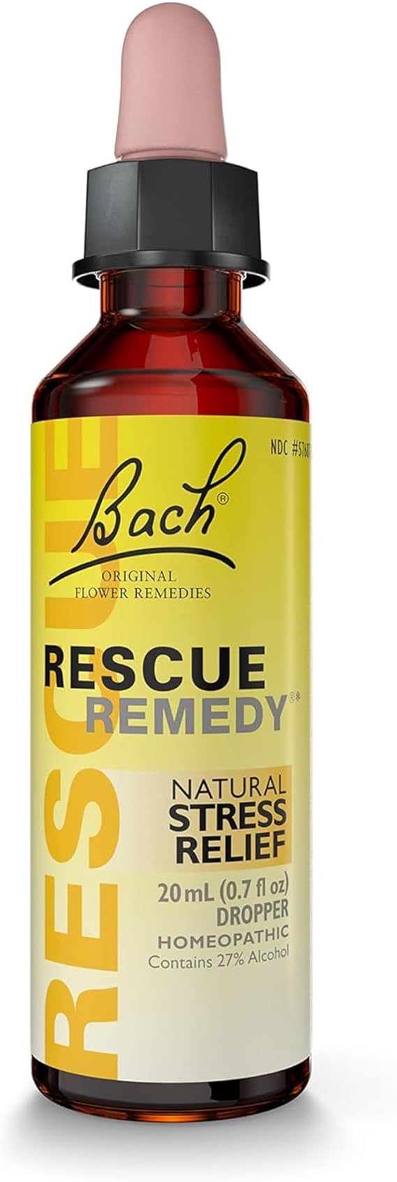 Amazon.com : Bach RESCUE REMEDY Dropper 20mL, Natural Stress Relief ...