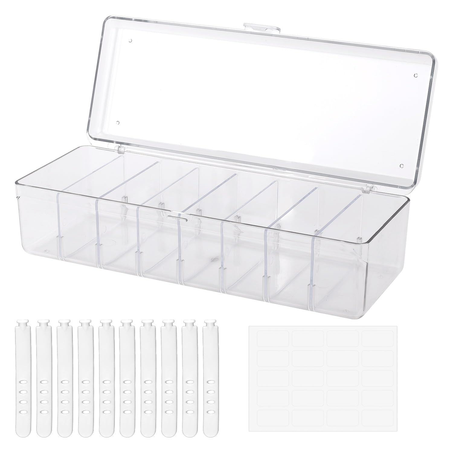 Amazon.com: Drink Packet Organizer, Water Flavor Packet Holder with Lid ...