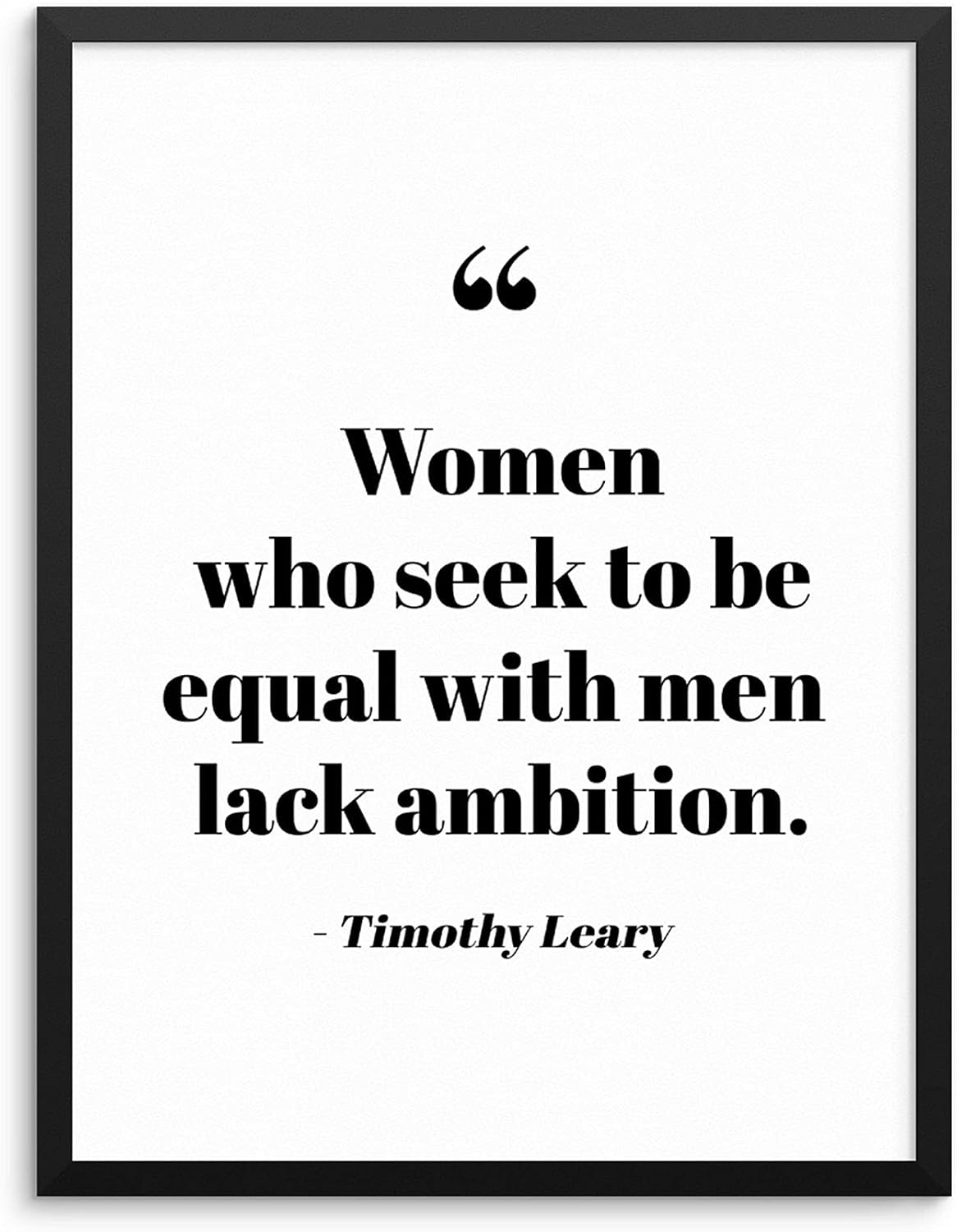 Amazon.com: Sincerely, Not Inspirational Women Empowerment Art Print ...