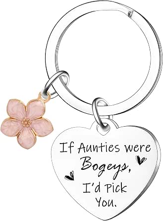 Funny Auntie Gifts Auntie Keyring from Nephew Niece Auntie Birthday ...