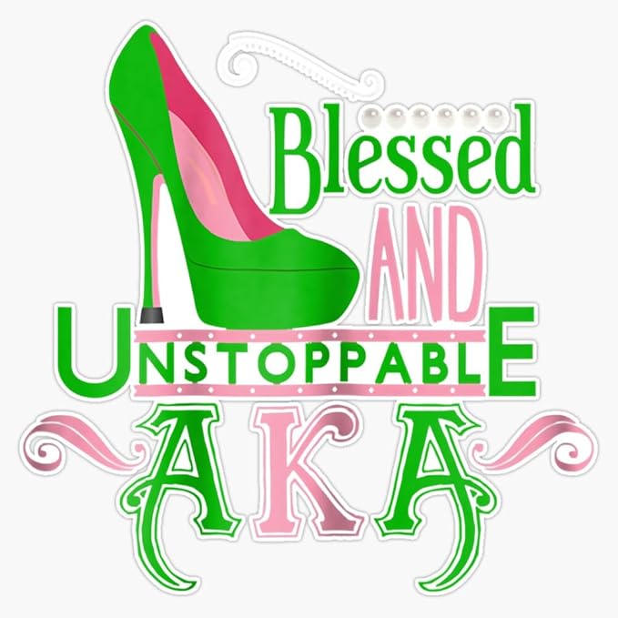 Amazon.com: Womens Aka Inspired Blessed Aka Aka Sorority Alpha Kappa A ...