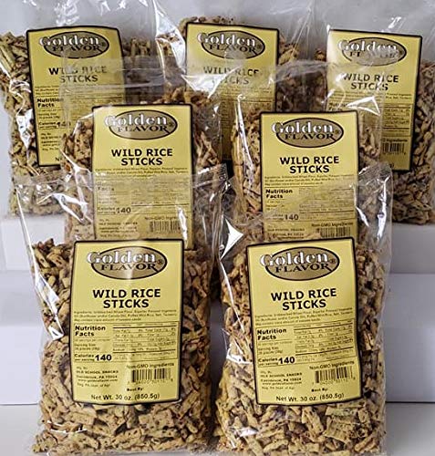 Amazon.com: Golden Flavor - Wild Rice Sticks - 30oz Bags (7 Pack)