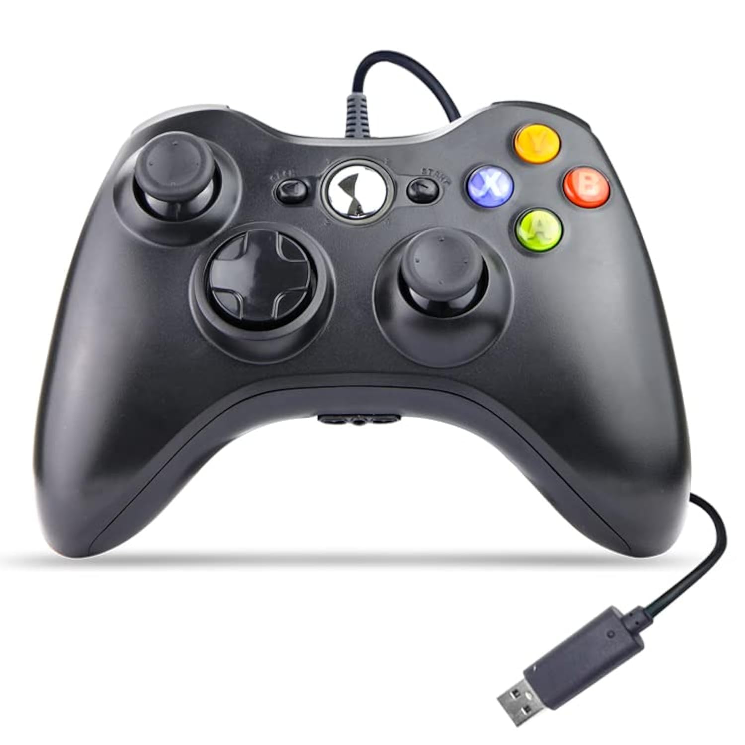 Amazon.com: Luklihe Wired USB Gamepad Computer Controller for PC Xbox ...