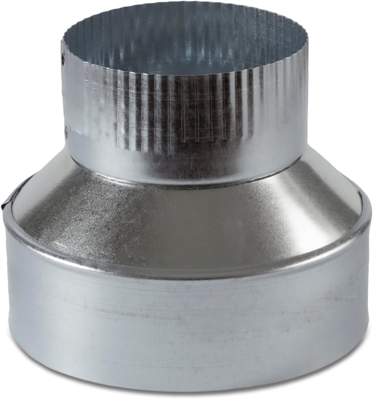 Duct Outlet 16" x 14" Duct Reducer, Single Wall Galvanized Metal ...