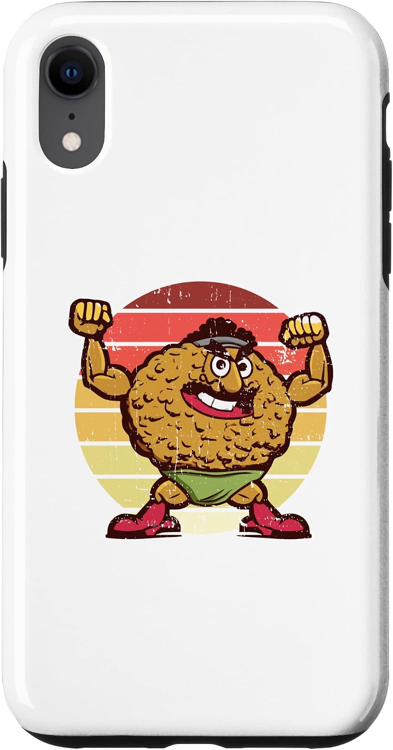Amazon.com: iPhone XR Falafel Flexing Muscles Bodybuilding Powerlifter ...