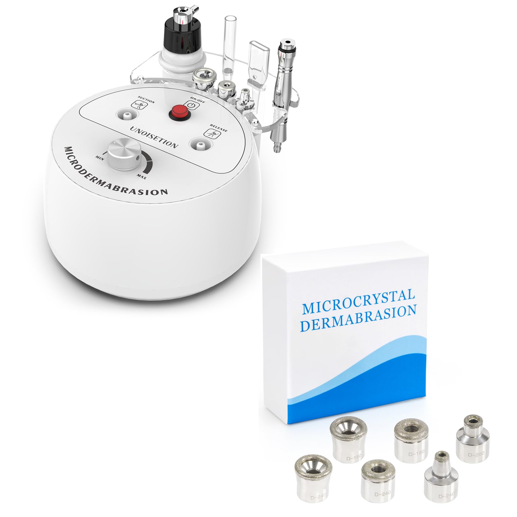 Amazon.com: Máquina de microdermoabrasión UNPISETION con 6 cabezales de ...