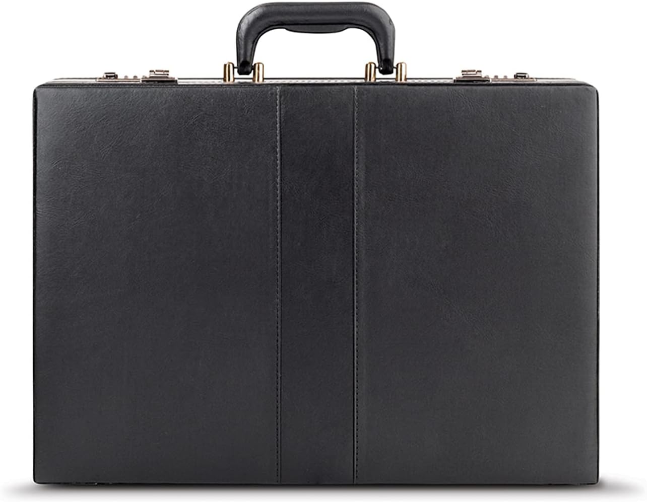 Samsonite Bonded Leather Attache 15.6, Black, 18", Casual: Buy Online ...