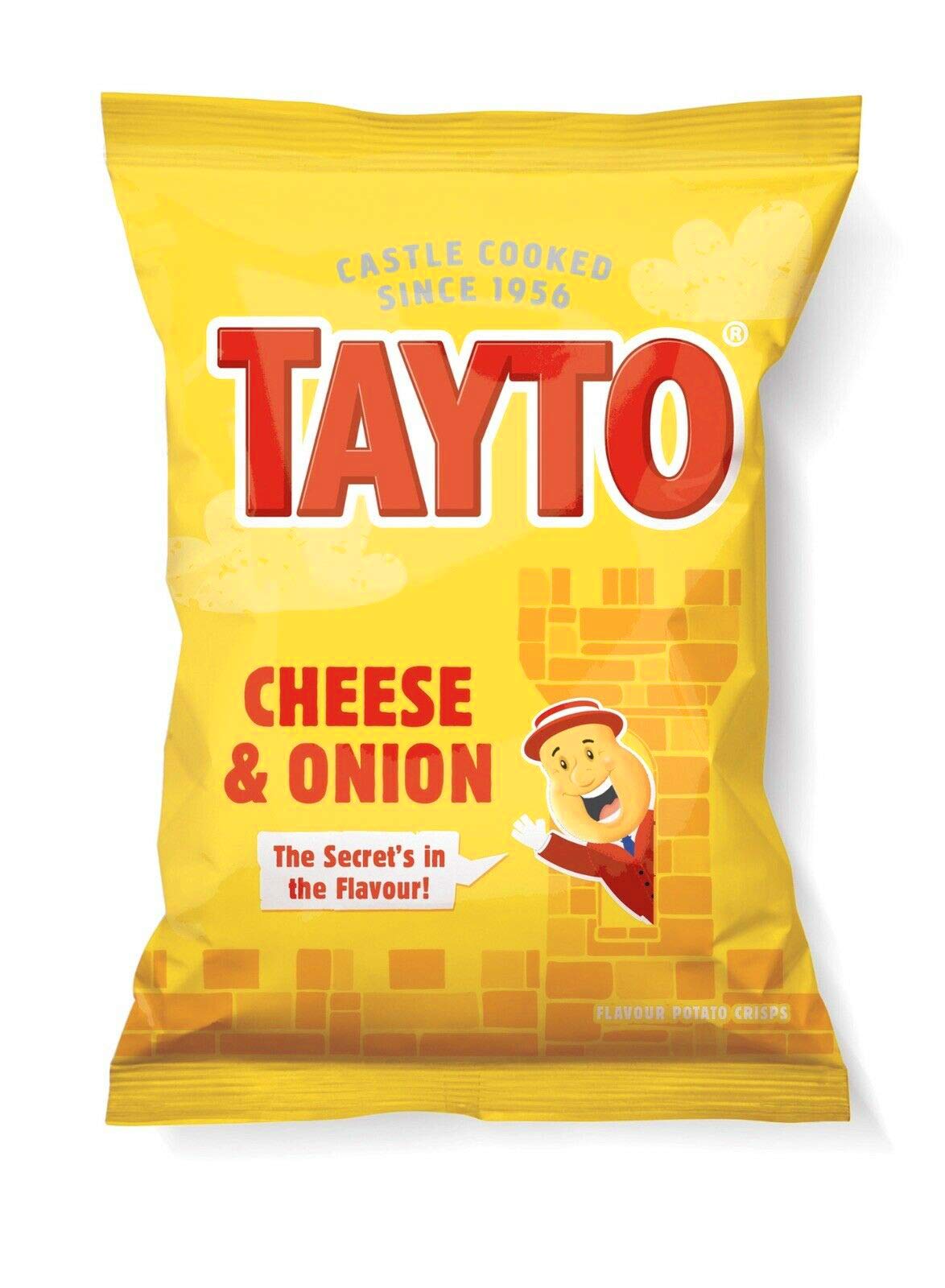 Tayto 12 packs Assorted Crisps Prawn Cocktail Cheese Onion Salt Vinegar ...