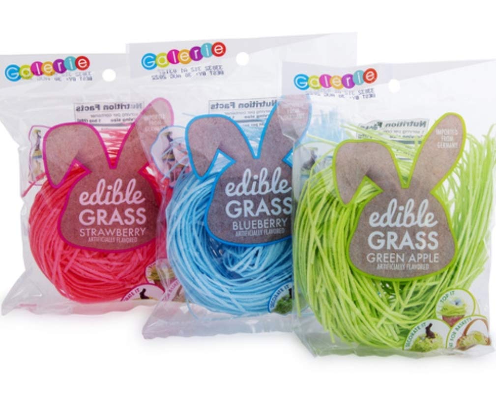 Amazon.com: Assorted Edible Candy Easter Grass(1oz) Green Apple ...