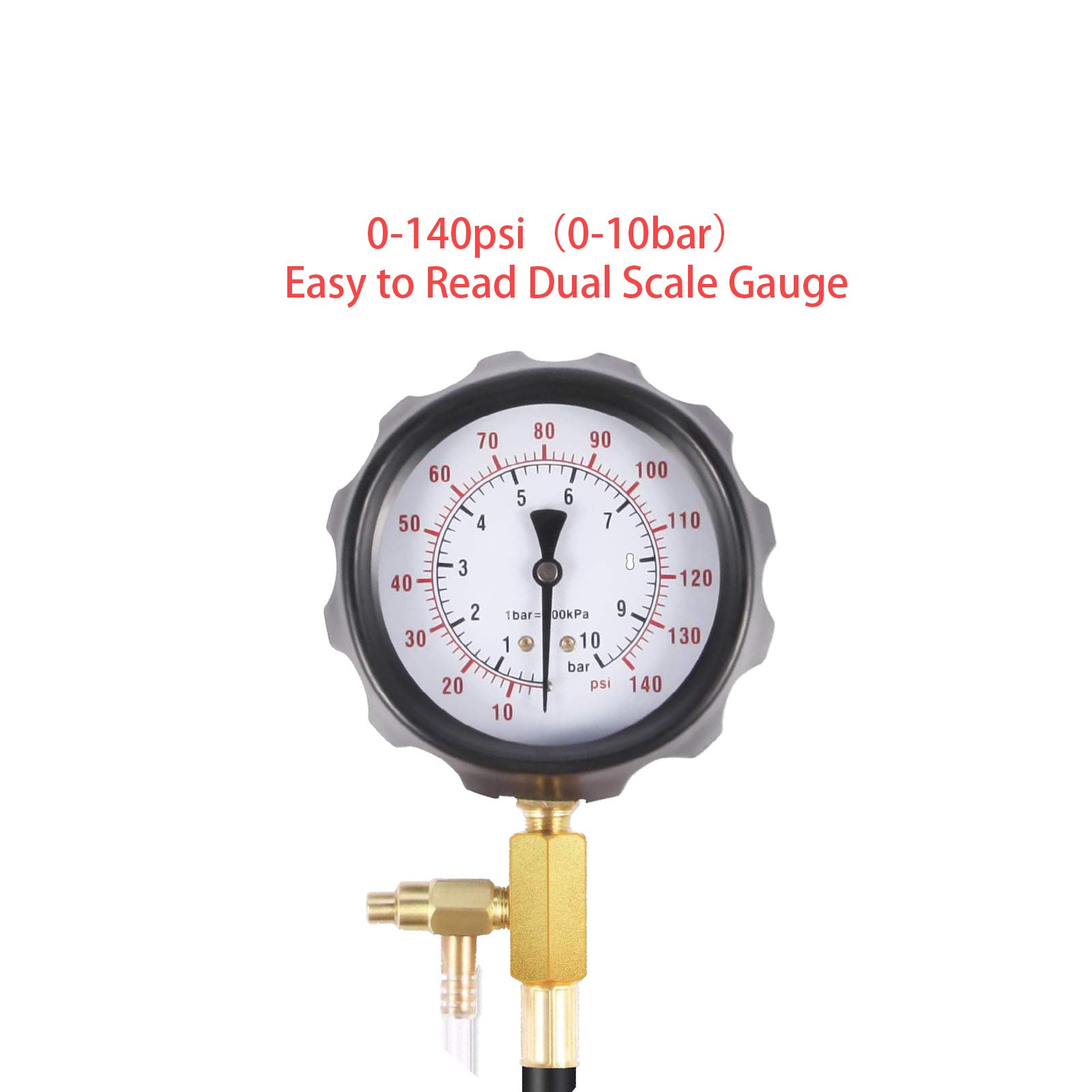 Buy 0-140 PSI Fuel Injector Pump Injection Tester Test Fuel Pressure ...