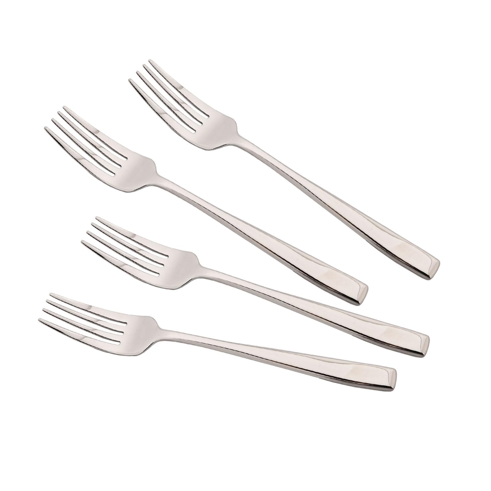 Amazon.com | JASHII 4-piece Sturdy Stainless Steel Dessert Forks with ...