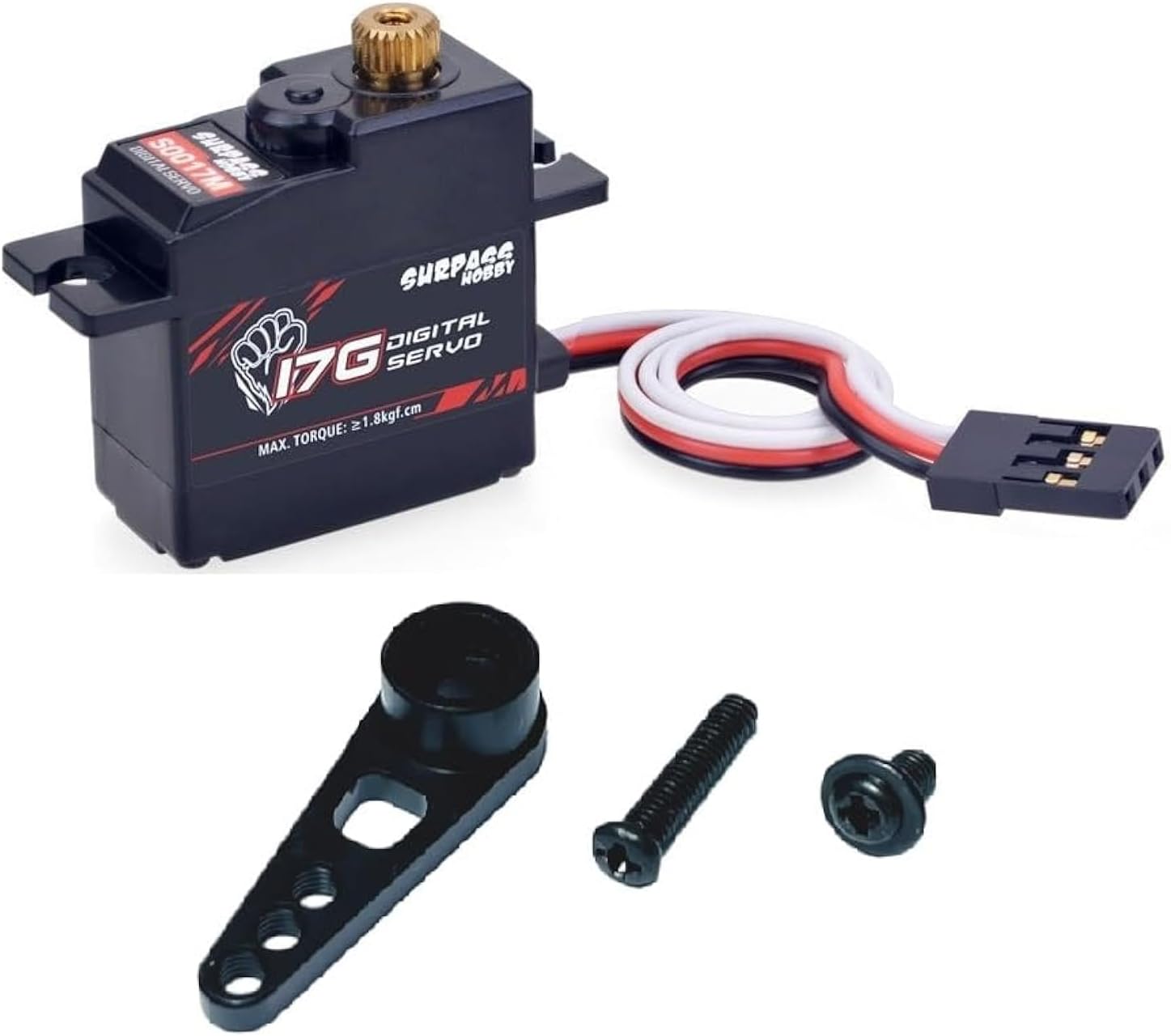 Amazon.com: ZDingTech Upgrade Metal Servo + Metal Servo Arm Parts for MJX Hyper Go Servo 16701 ...