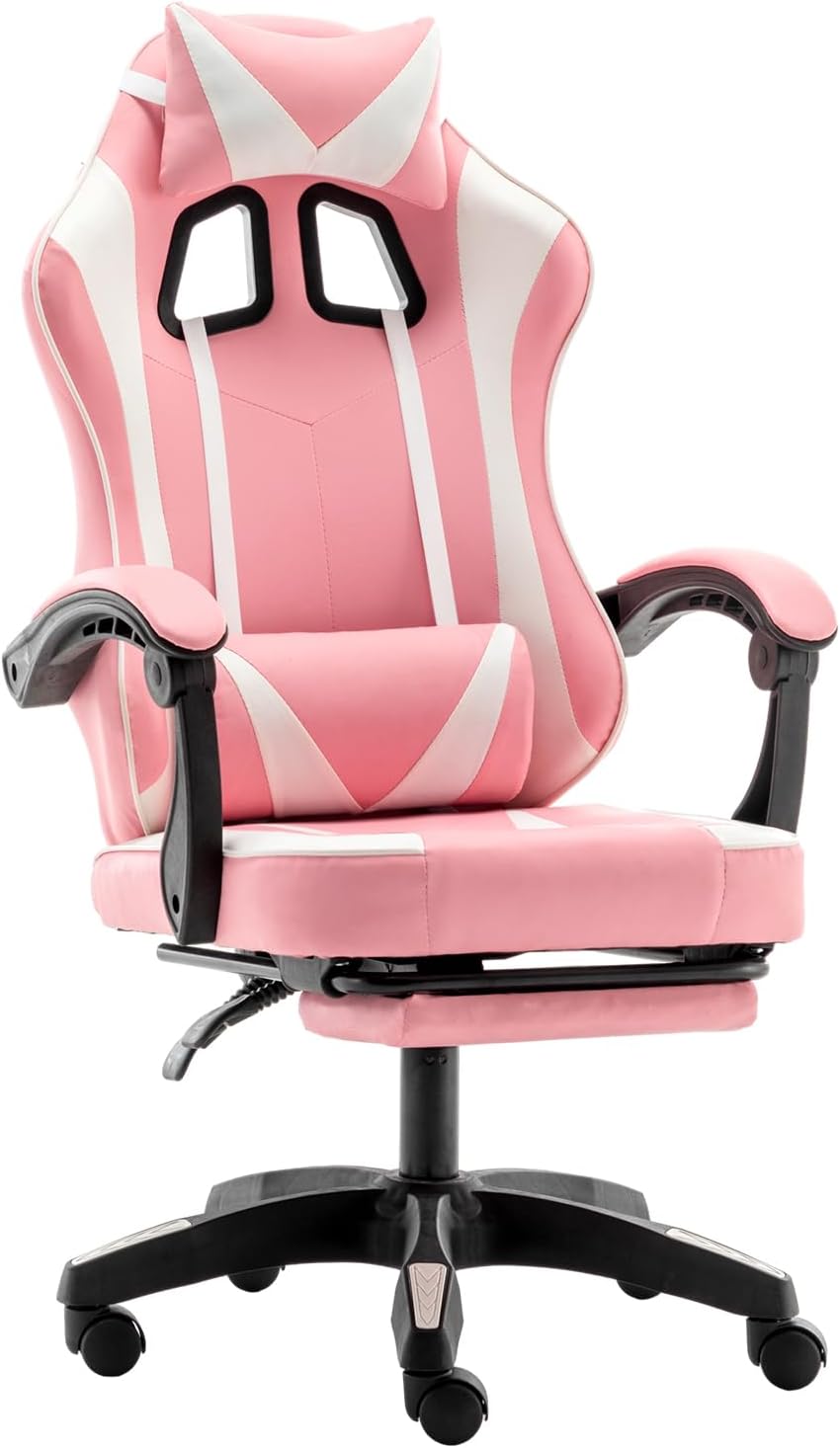 Amazon.com: Computer Gaming Chair High-Back Office Chair Ergonomic ...