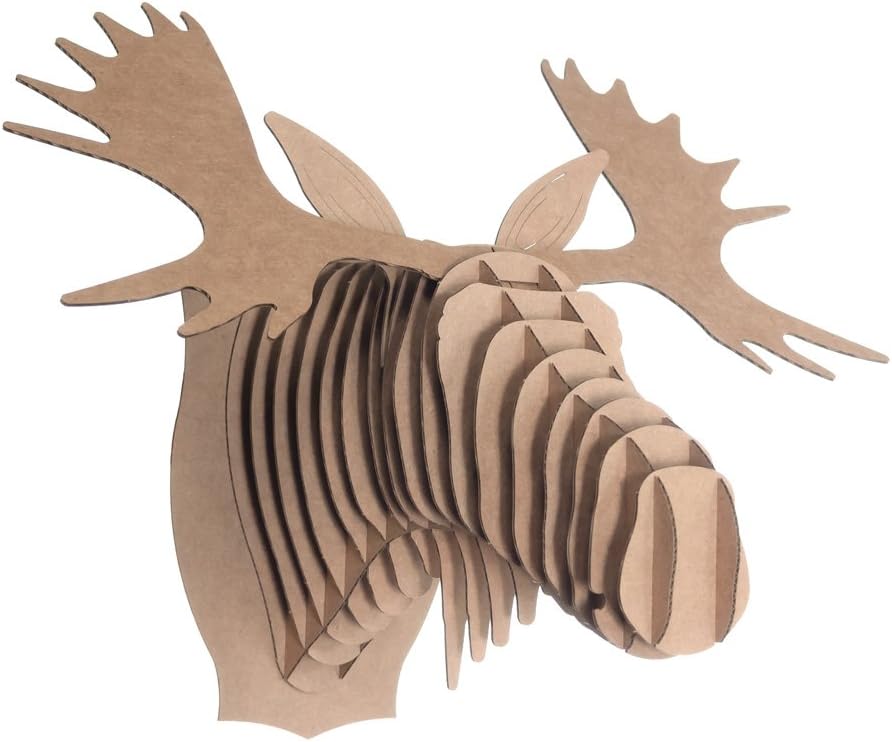 Amazon.com: Cardboard Safari Recycled Cardboard Animal Taxidery Moose ...