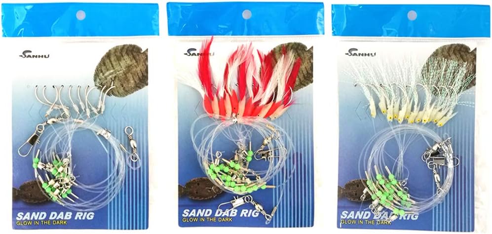 Sand Dab Rigs Combo Model A, B, C 3 Packs, Bait Rigs - Amazon Canada