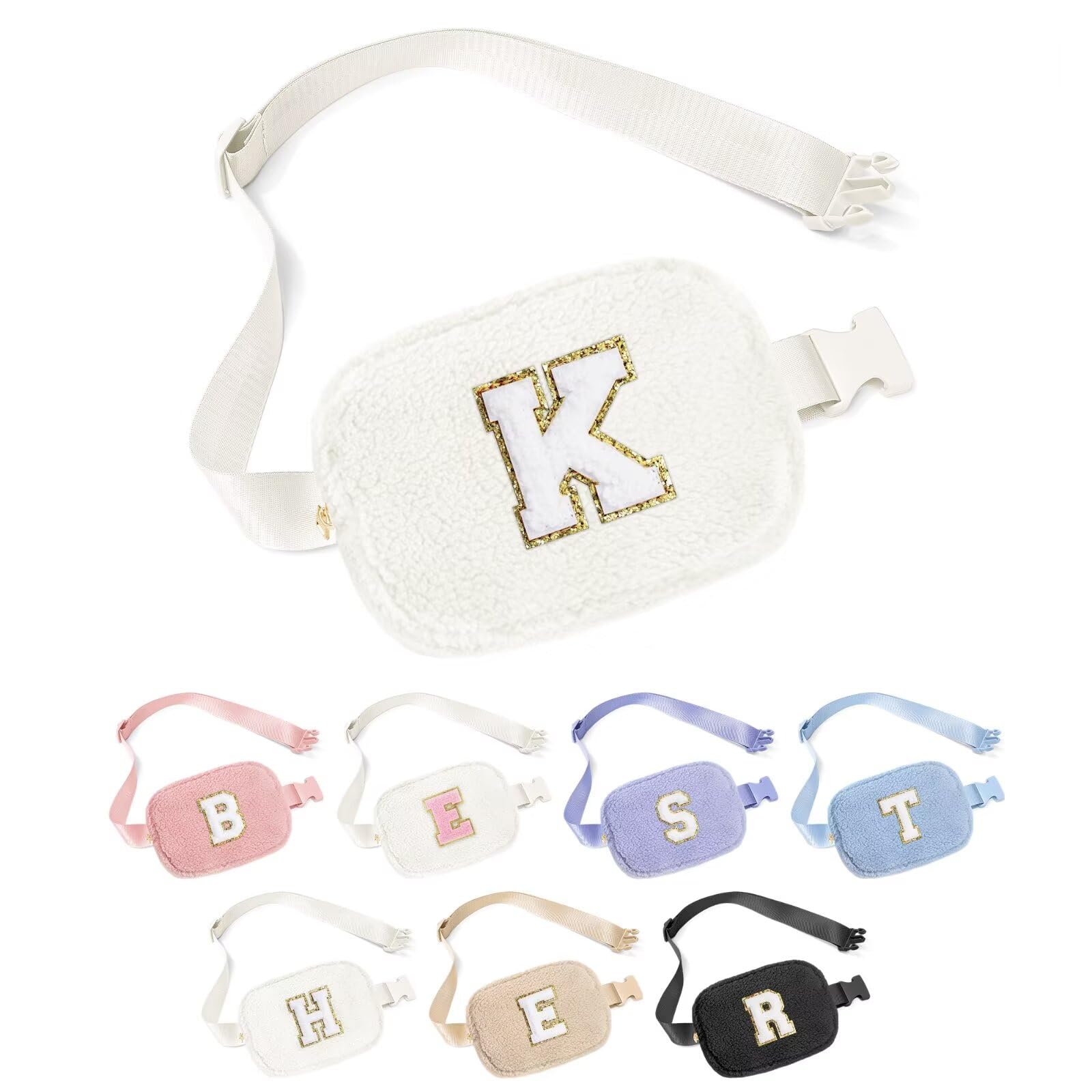 Amazon.com | YOOLIFE Initial Crossbody Bag for Girls - Monogrammed ...