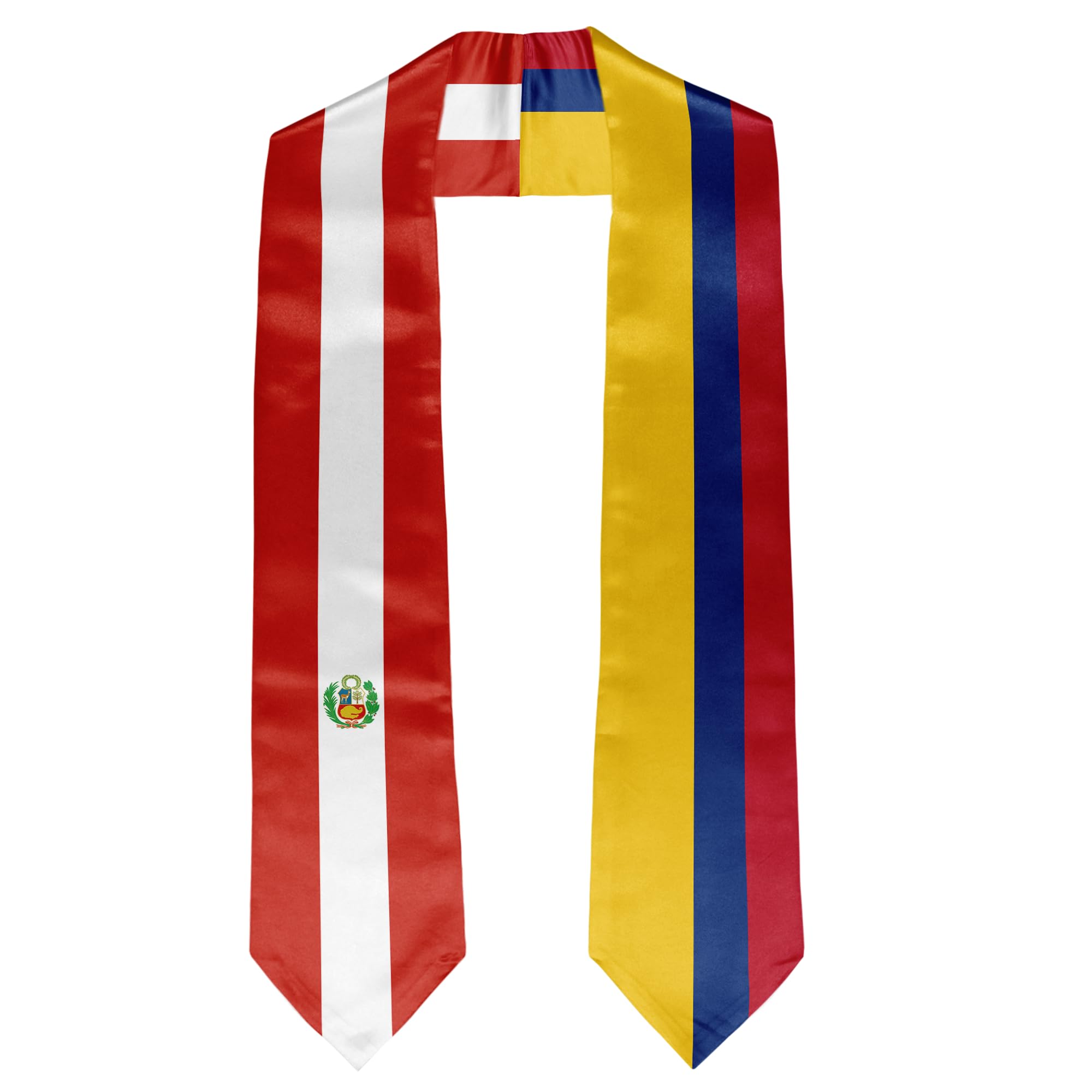 Snapklik.com : Graduation Stole Sash Peru Colombia Flag Graduation ...