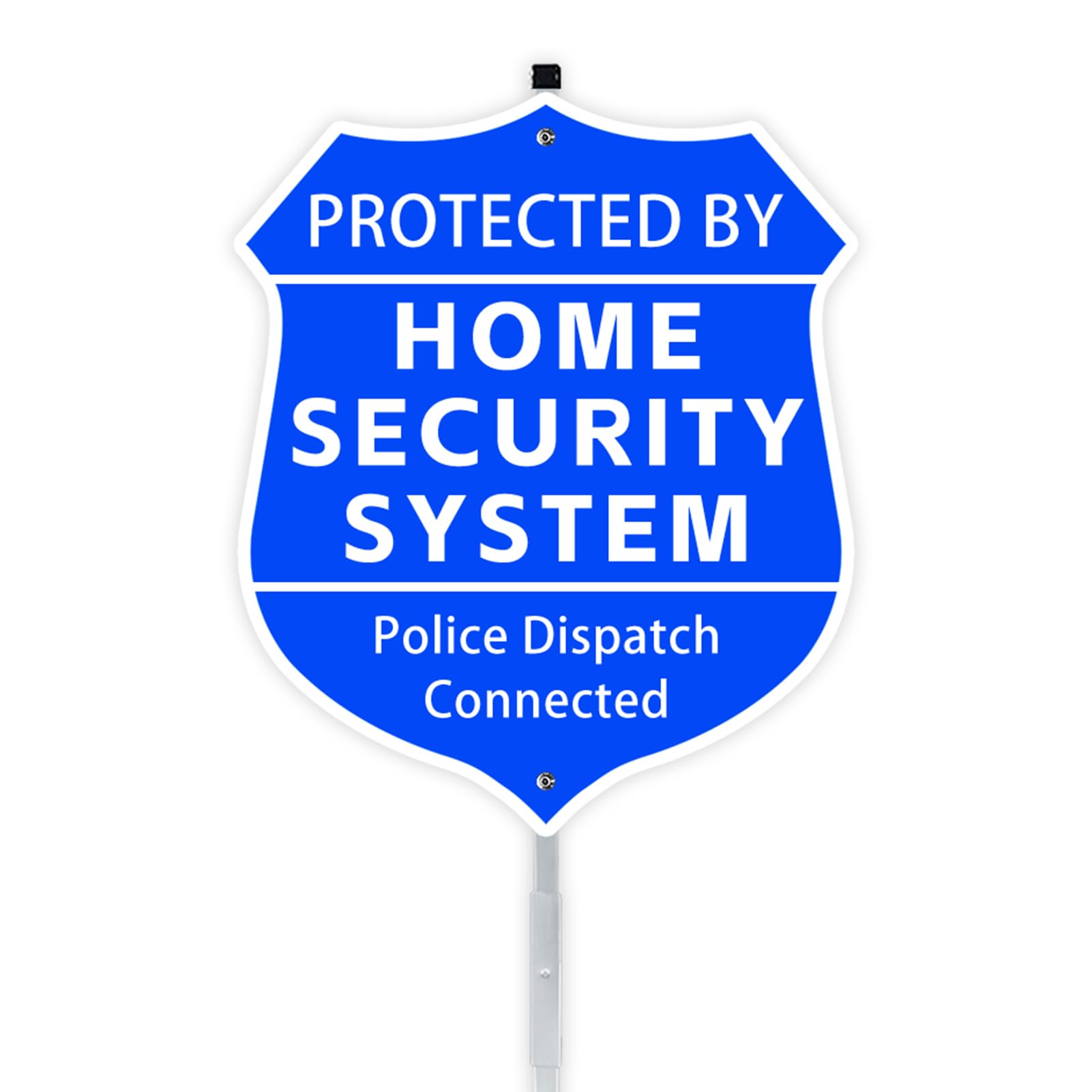 Amazon.com : 9" x 28" Shield Shape Home Security Signs for Yard with ...