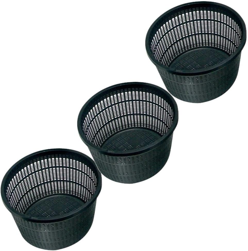 Pisces Pond Round Plant Basket 22 x 12cm - 6 Pack of Pond Planting Pot ...