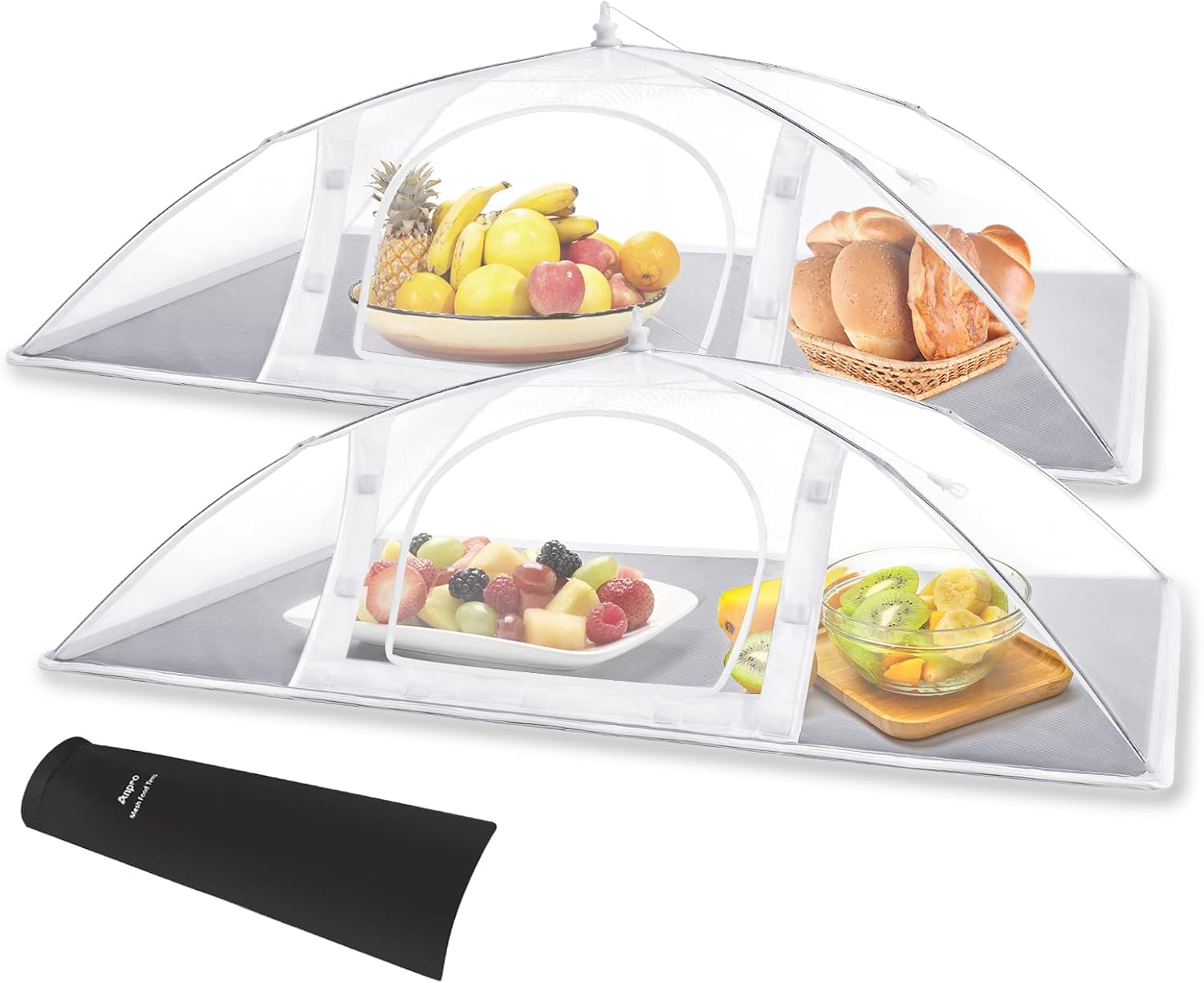Amazon.com: Anpro Mesh Food Cover Set - 2 Extra Large (40in x 24 in) Mesh Food Covers for ...