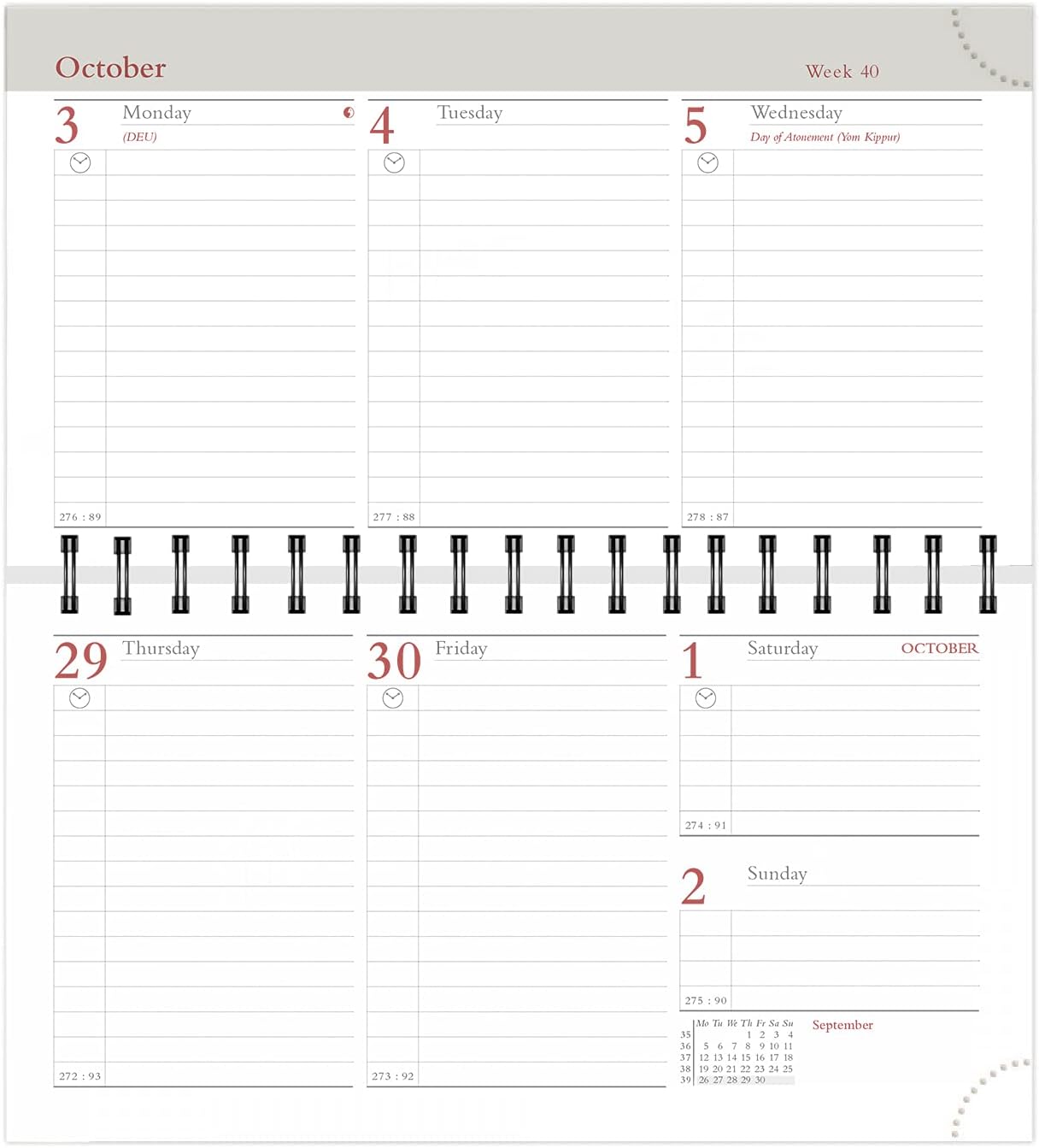 2025 Congressman Diary Insert - Week to View - Landscape - INS : Amazon ...