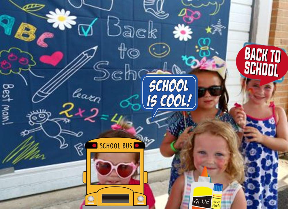 Back To School Photo Booth Props - 25Pcs Party Decoration for First Day ...
