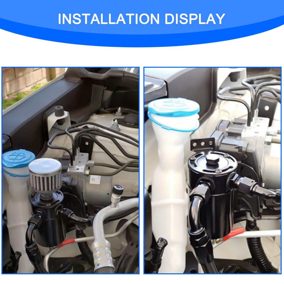 Snapklik.com : AUCELI Car Oil Catch Can Kit, Automotive Aluminum ...