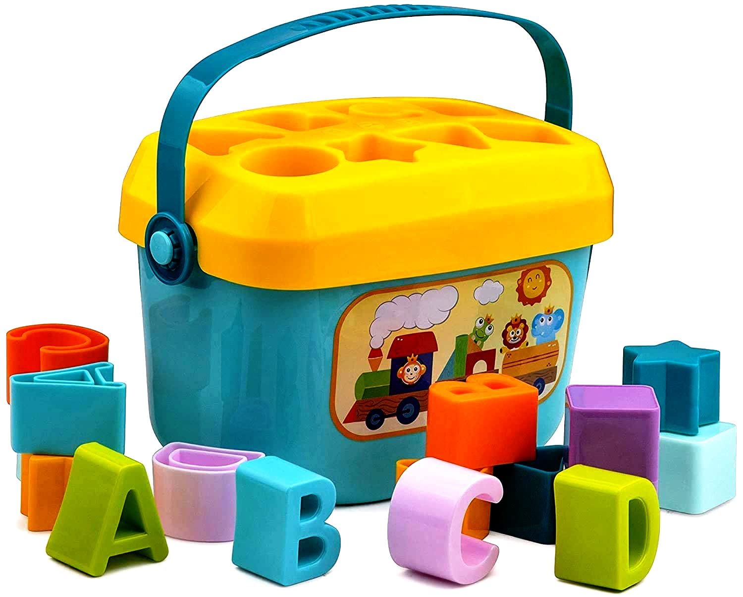 Buy BELLABOTA Baby's First Shape Sorting Blocks Learning- Educational ...