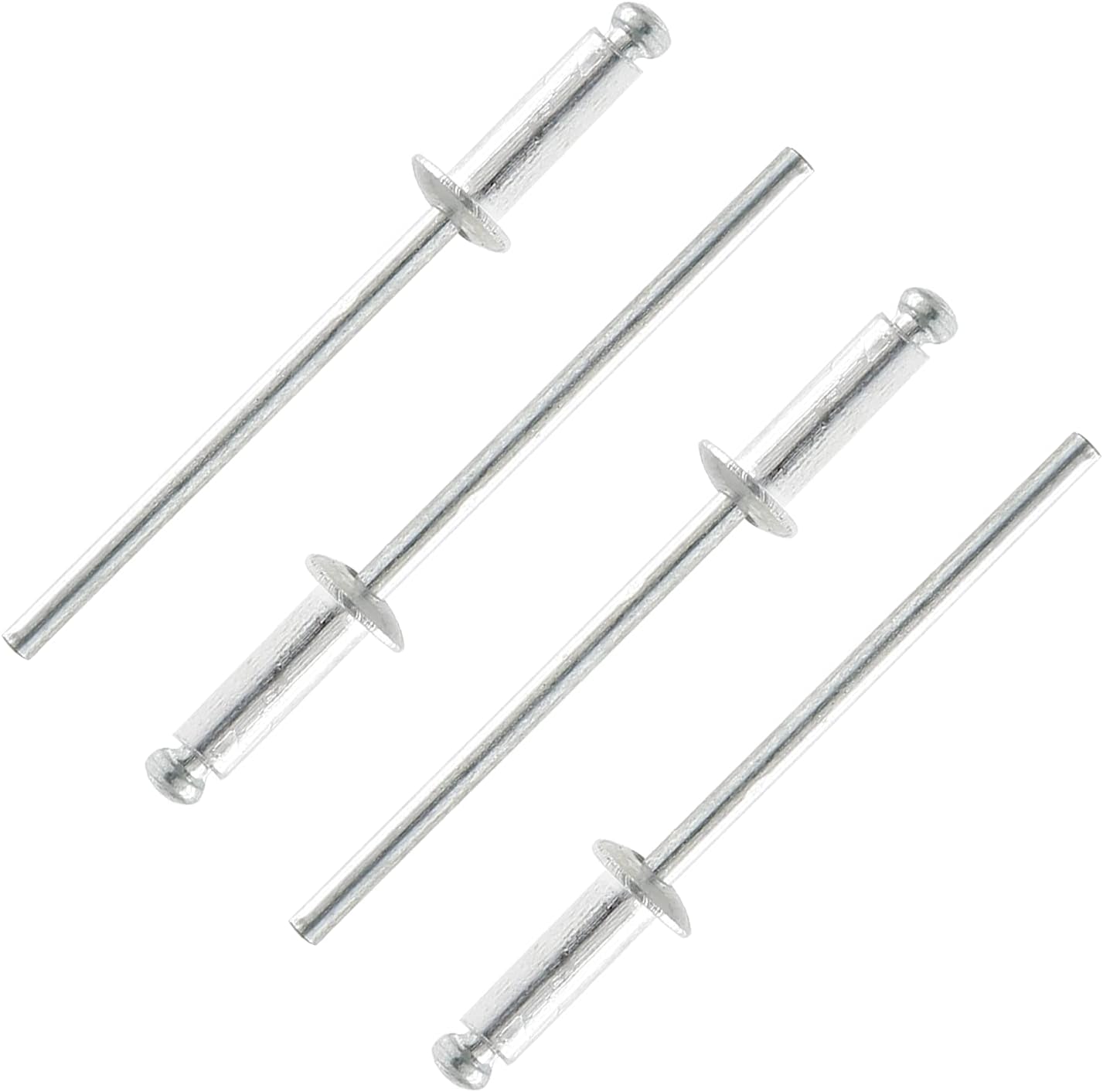 Amazon.com: Qjaiune 100Pcs Aluminum Pop Rivets 5/32" x 3/8" (Diameter x ...