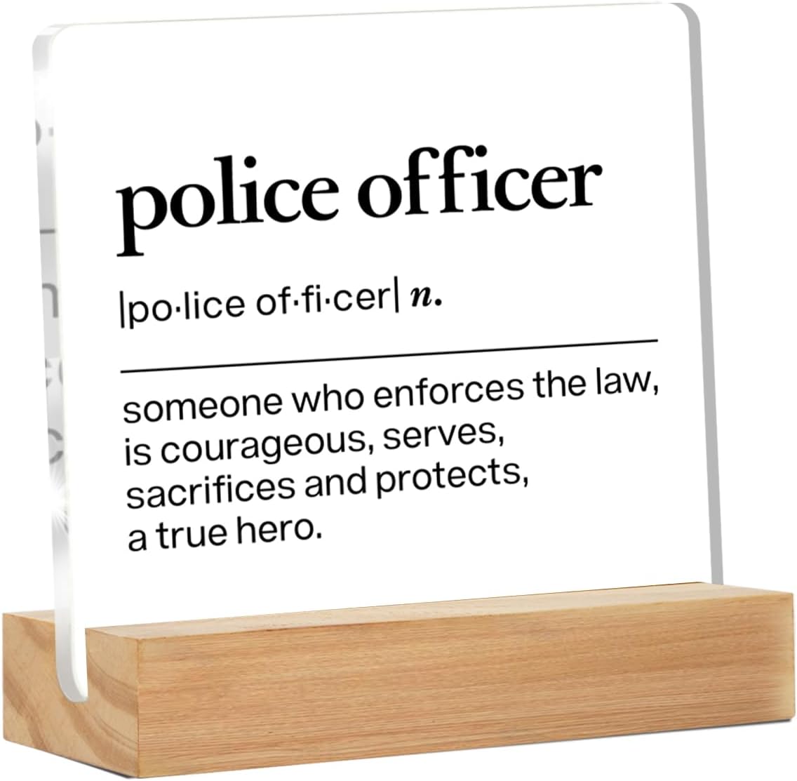 Amazon.com: Police Officer Desk Decor - Police Officer Gifts - Gift for ...