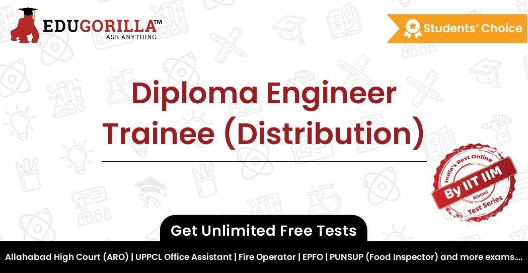 Diploma Engineer Trainee (Distribution) Mock Test 2020 | Unlimited ...