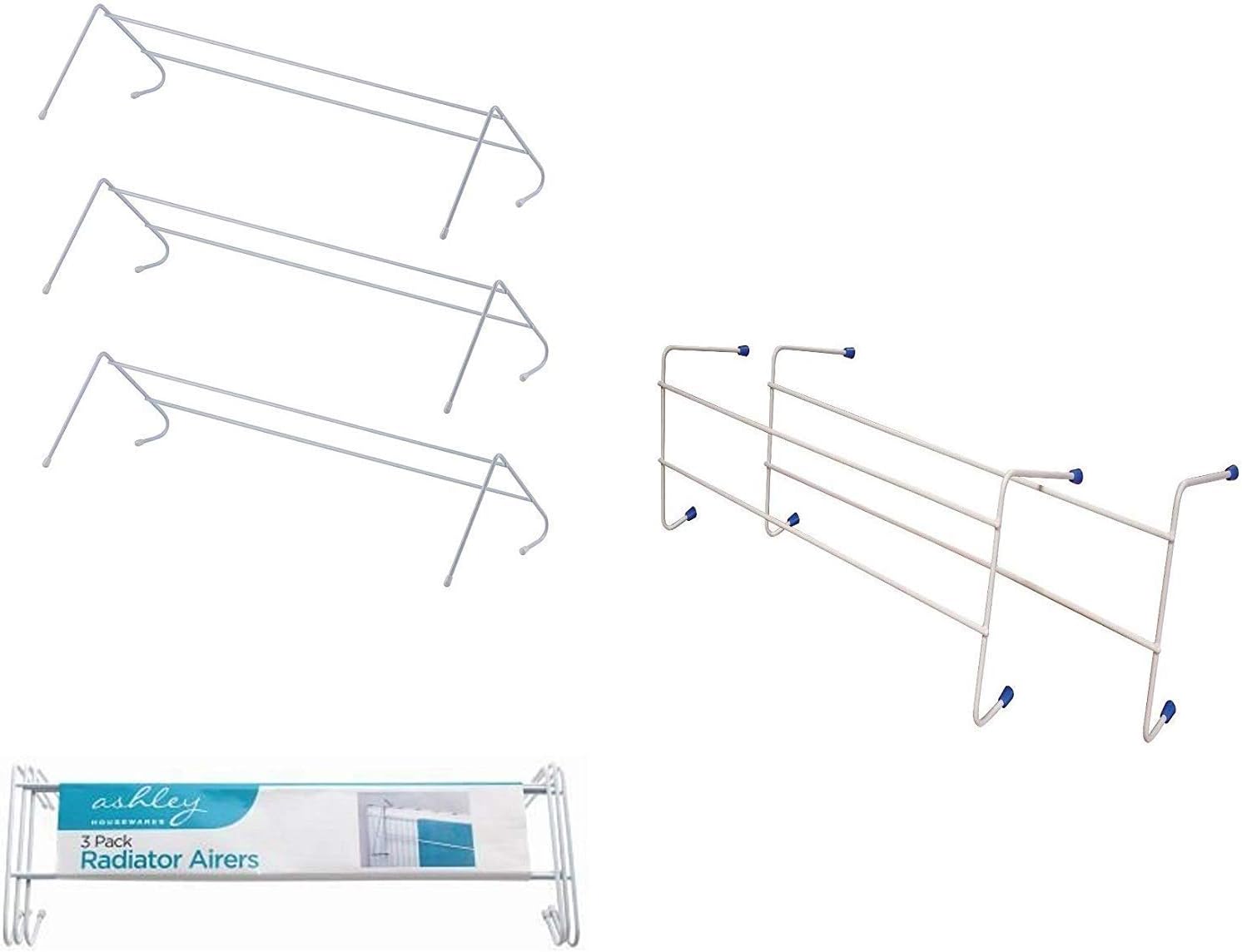 Smart 2 Bar Radiator (2 PCS) Clothes Airer - 2.5m Drying Space - FREE ...