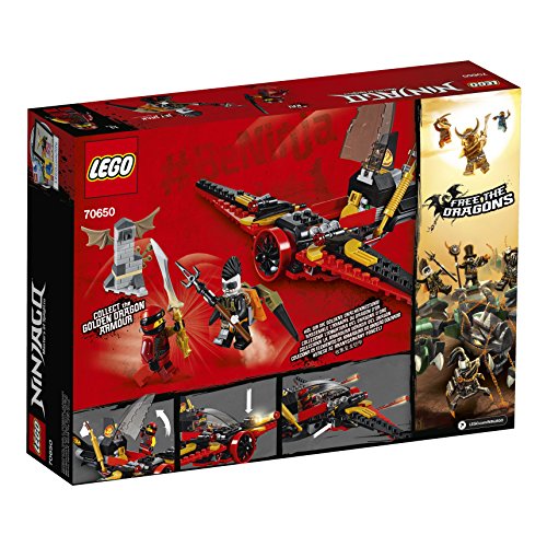 LEGO 70650 NINJAGO Destiny's Wing Toy Jet Plane, Kai and Jet Jack ...