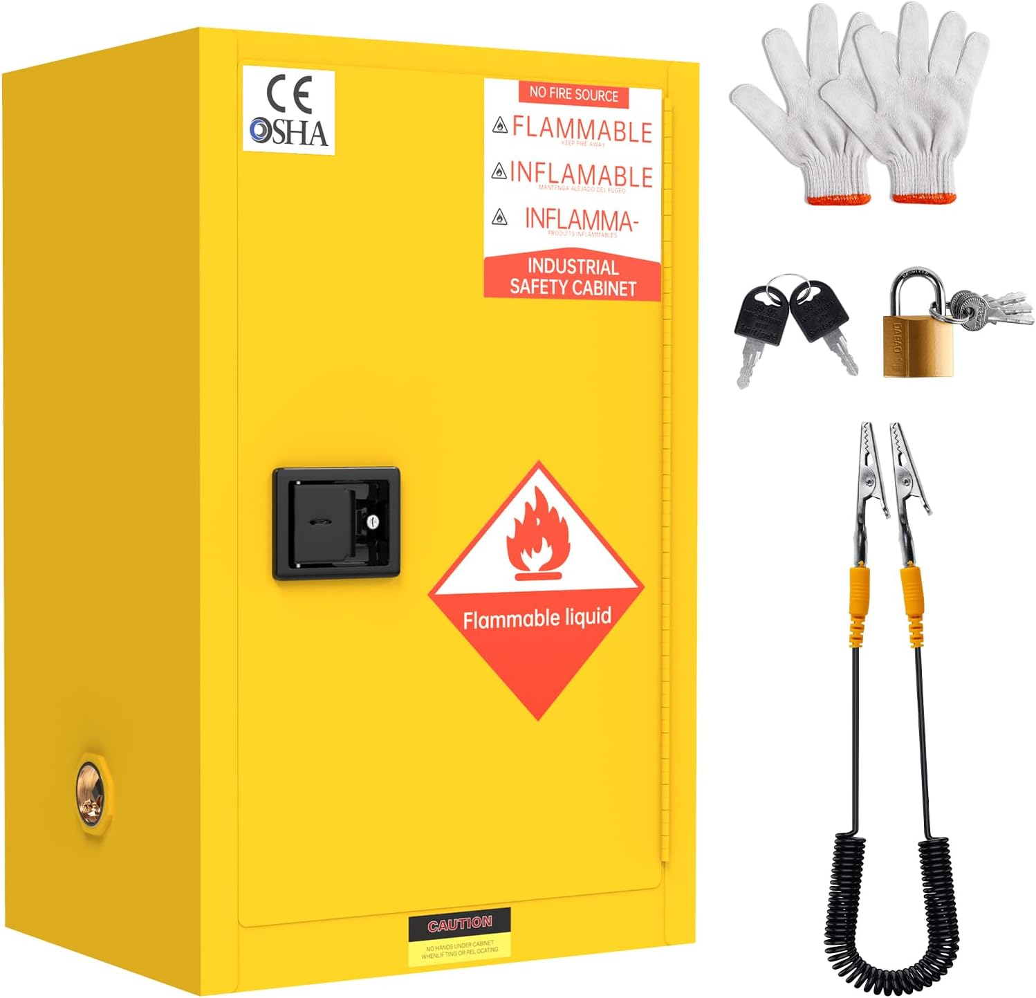 Amazon.com: YOEXTO Fireproof Storage Cabinet 30 Gallon, 23.23" x 18.11 ...