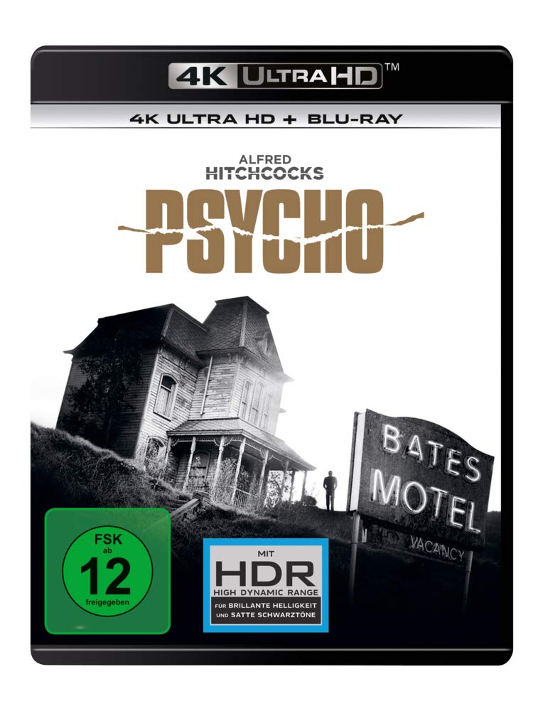 Psycho 4K, 2 Ultra-HD-Blu-ray: Amazon.fr: Anthony Perkins,Janet Leigh ...