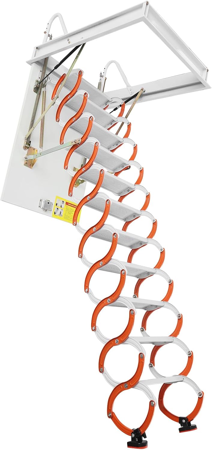 Attic Ladder,Ceiling Attic Extension Stairs,Retractable Attic Ladder ...