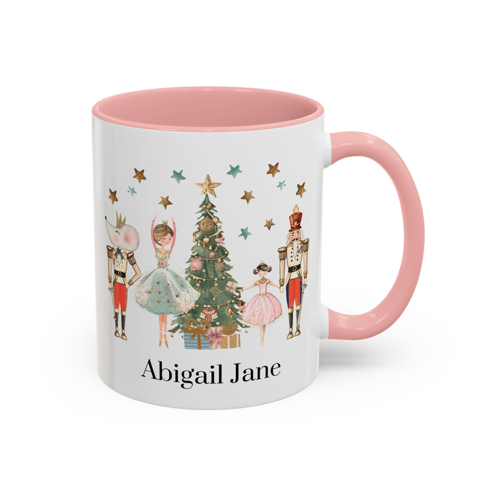 Amazon.com | Custom Nutcracker Mug with Name Nutcracker Christmas Scene Theme Cup Holiday ...