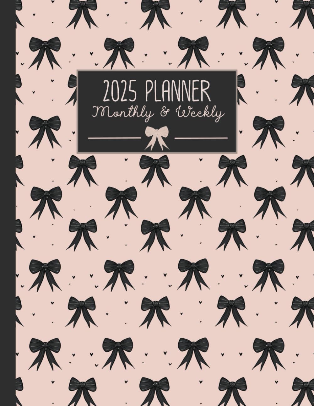 Amazon.com: 2025 Weekly & Monthly Planner: Pink Coquette Agenda And ...