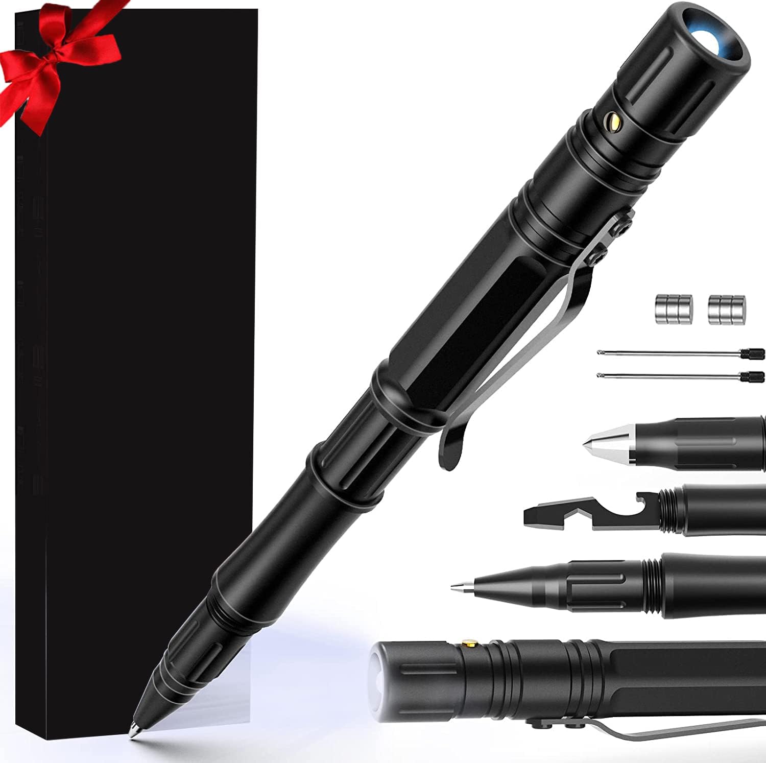 Cool Pen Gifts for Men, Cutier 6-in-1 Multi Tool Tech Pen Gadgets Tools ...