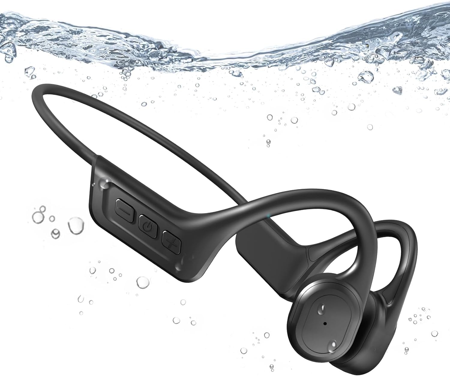 Amazon.com: SilisoundTek Bone Conduction Swimming Headphones,Waterproof ...