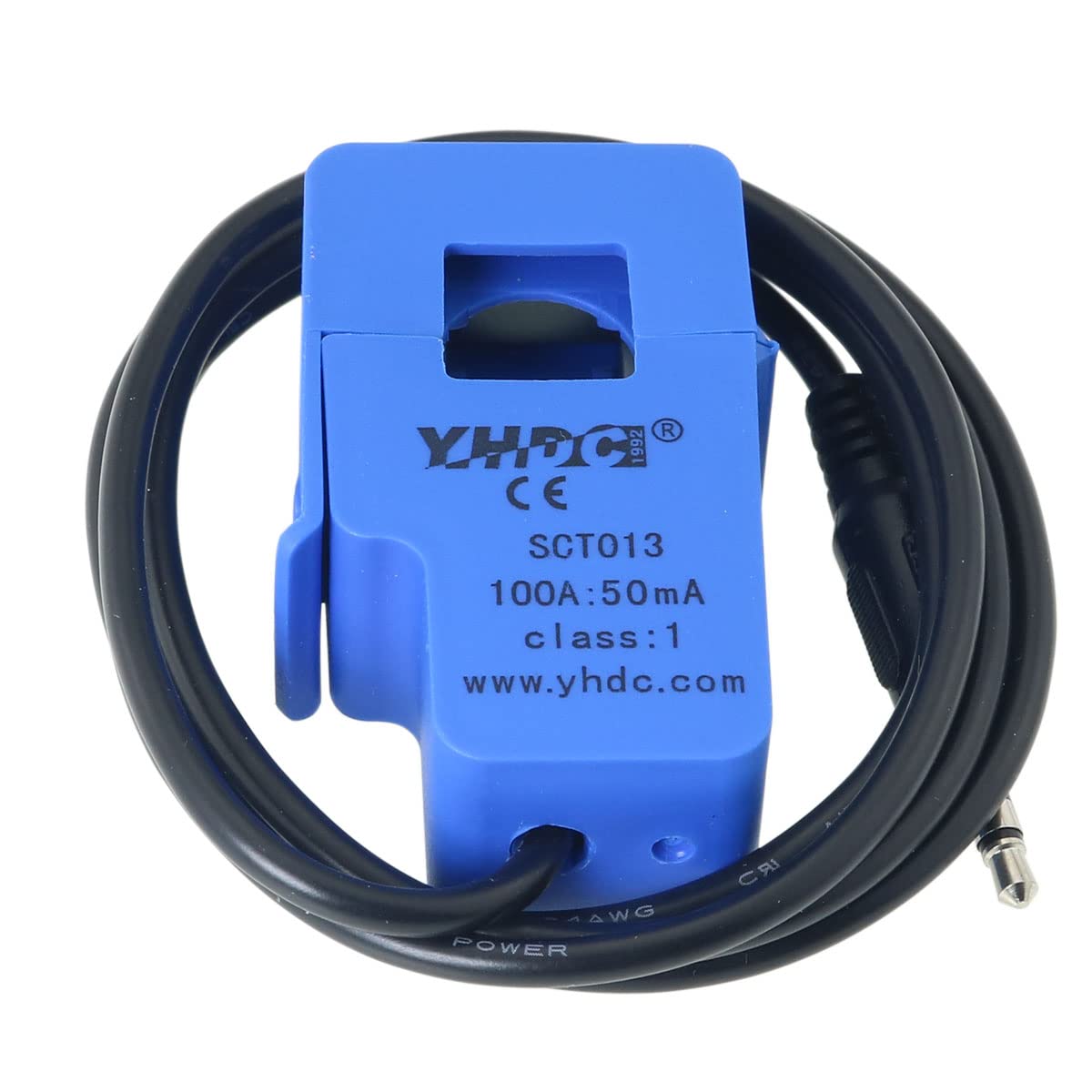 ZCZQC Blue SCT-013 0-100A AC Current Sensor Split-Core Clamp Non ...