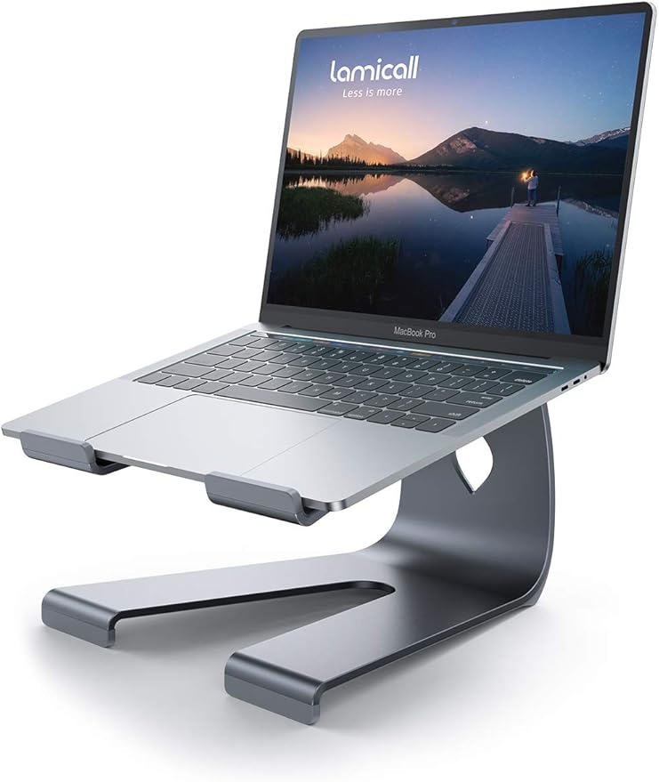 Lamicall Laptop Stand, Universal Laptop Riser - Ergonomic Desktop ...