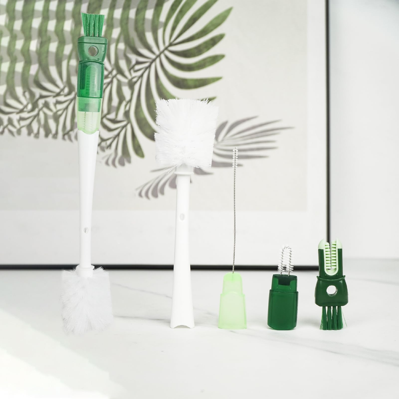 Amazon.com: Cup Brush Cleaner 5-in-1 Water Bottle Cleaner Brush 2 PCS ...