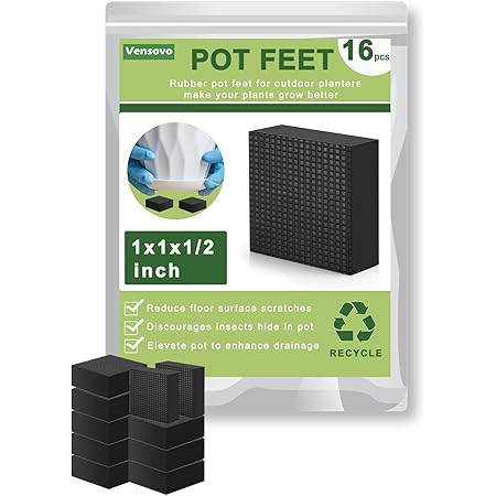 Amazon.com: Bosmere Pot Toes, Plant Pot Risers for Indoor and Outdoor ...