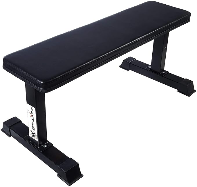 SX FITNESS 280 Kg Weight Capacity Flat Gym Bench Home Workout ...