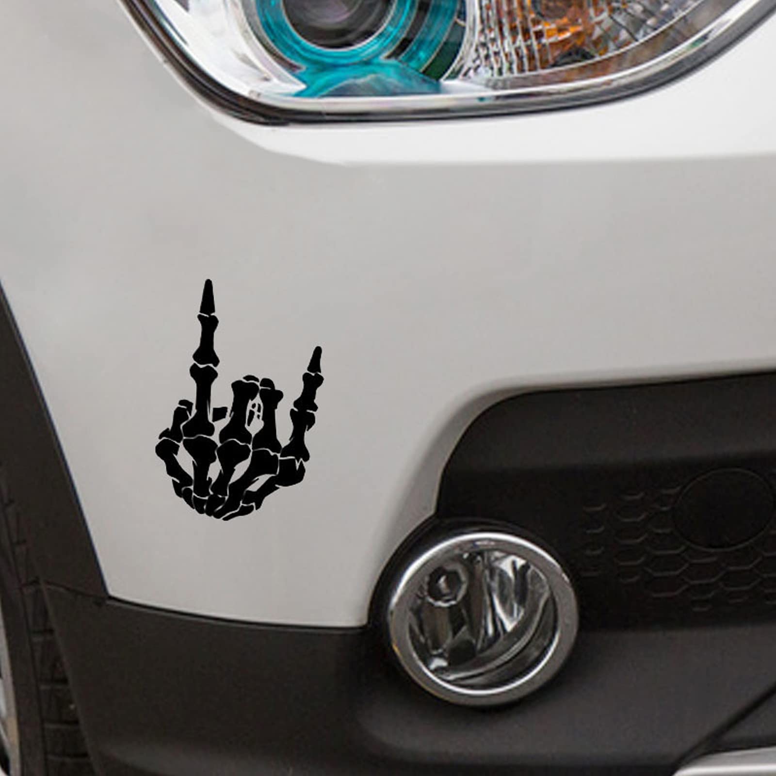 Snapklik.com : Yonput 1 PC Skull Skeleton Bone Middle Finger Flipping ...