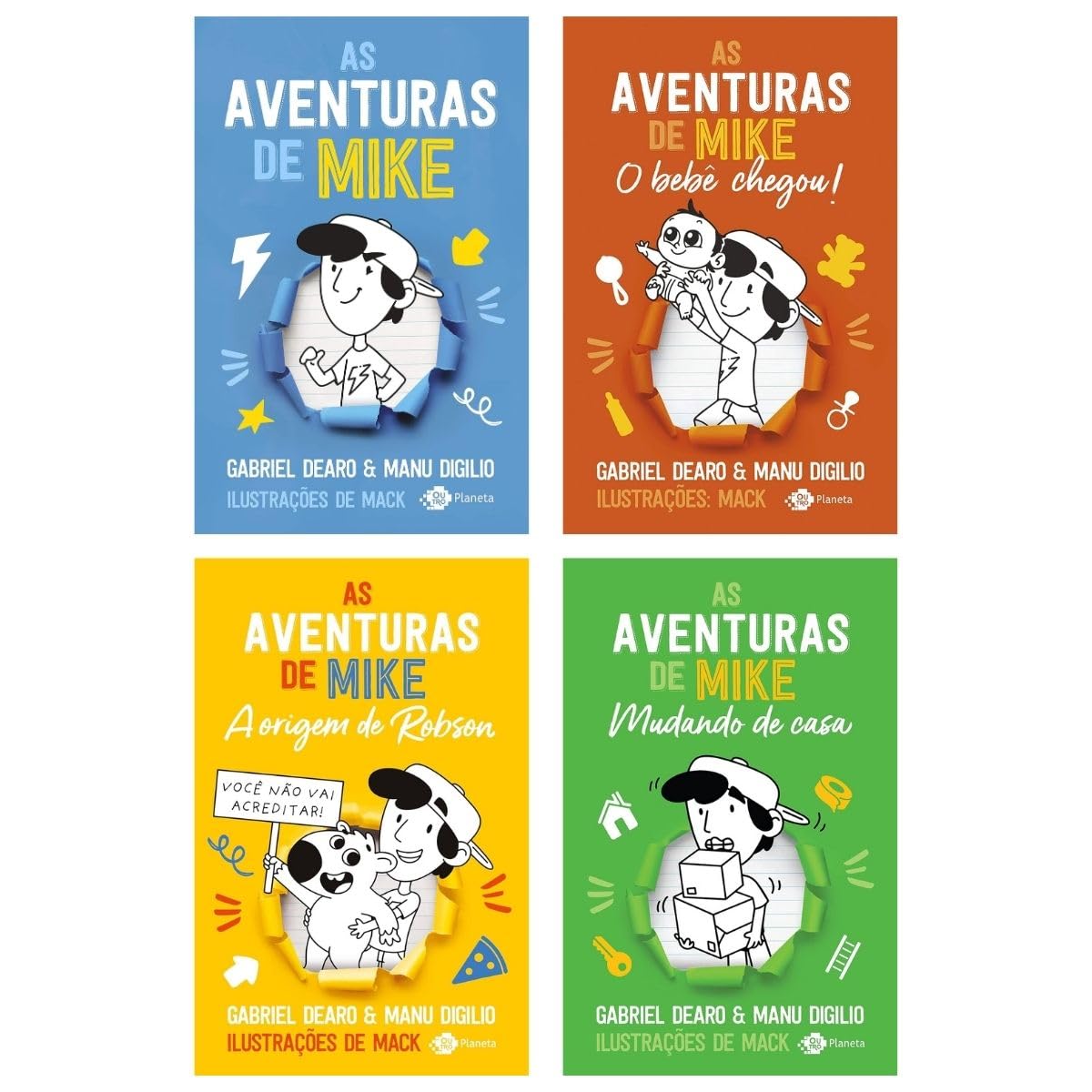 Coleção As Aventuras de Mike | 4 Livros | Do Volume 1 ao 4 - Livros na ...