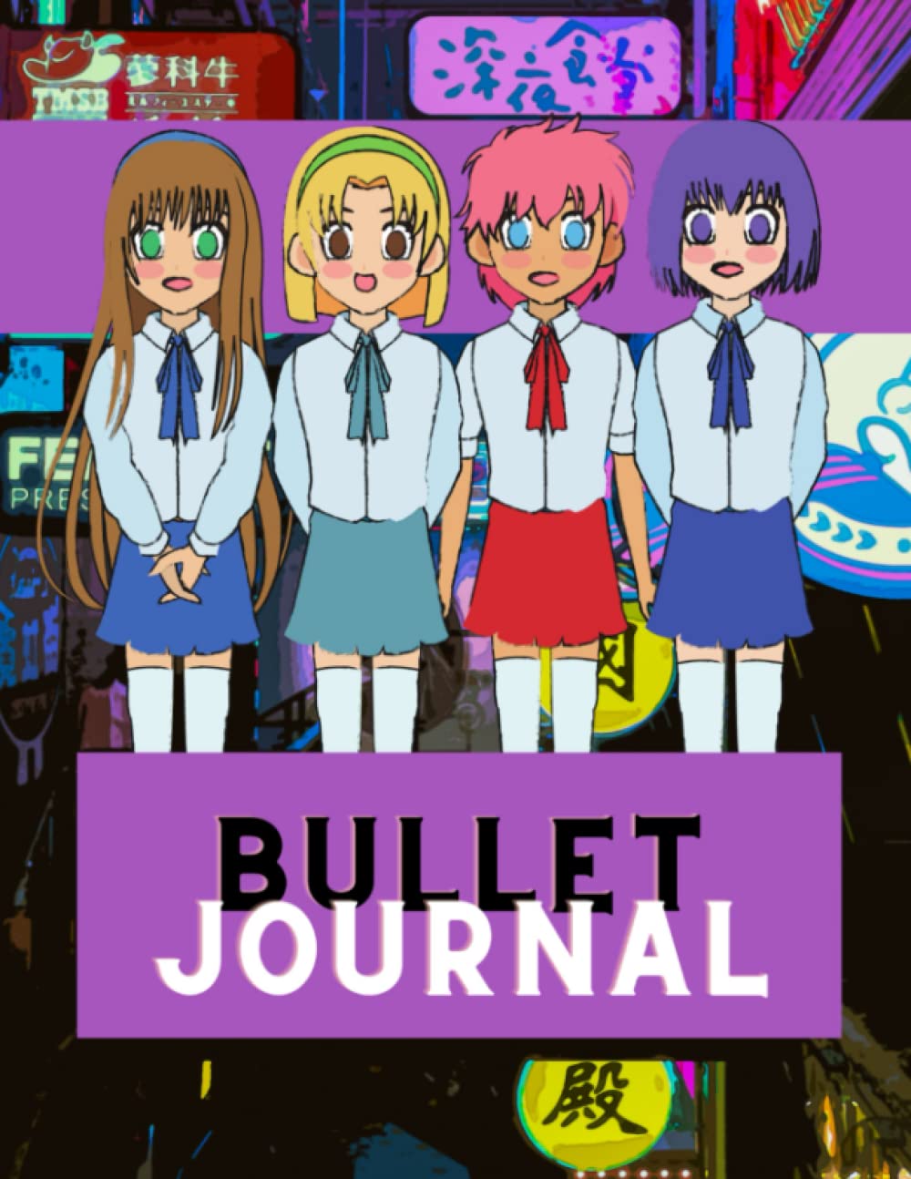 Buy Anime Art: Anime Bullet Journal I Manga I Dot Grid Paper I I Diary ...