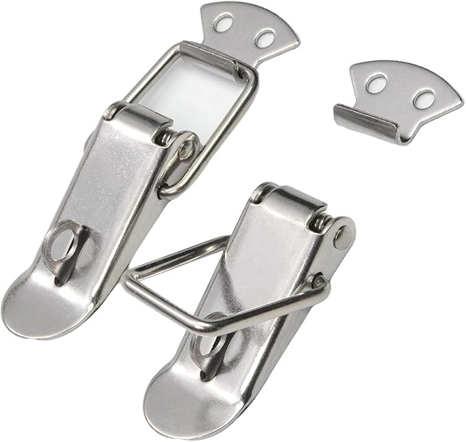 MroMax 74mm Spring Loaded Latch Catch Toggle Clamp Stainless Steel ...